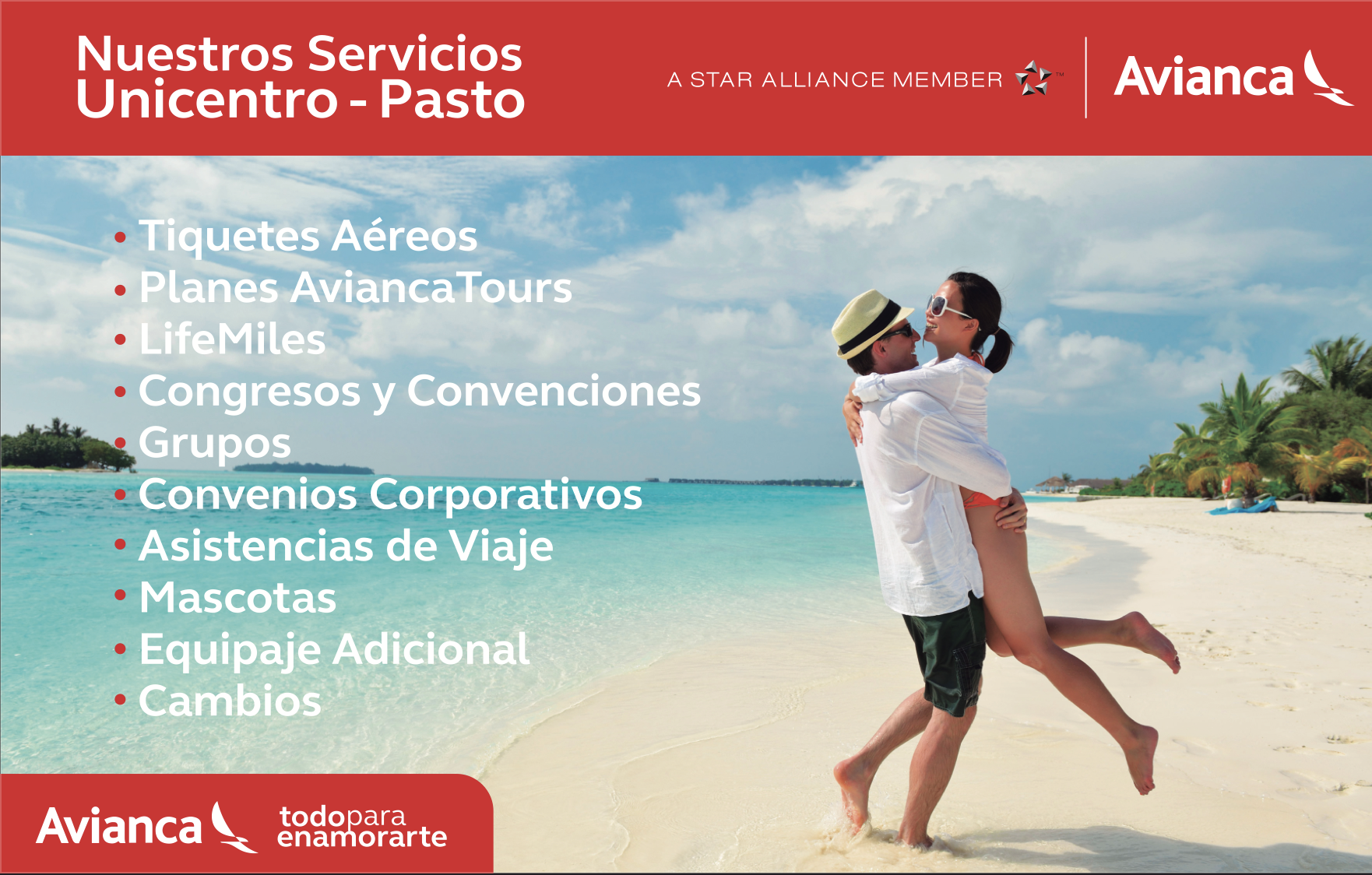 flyer-avianca2 - Centro Comercial Unicentro Pasto